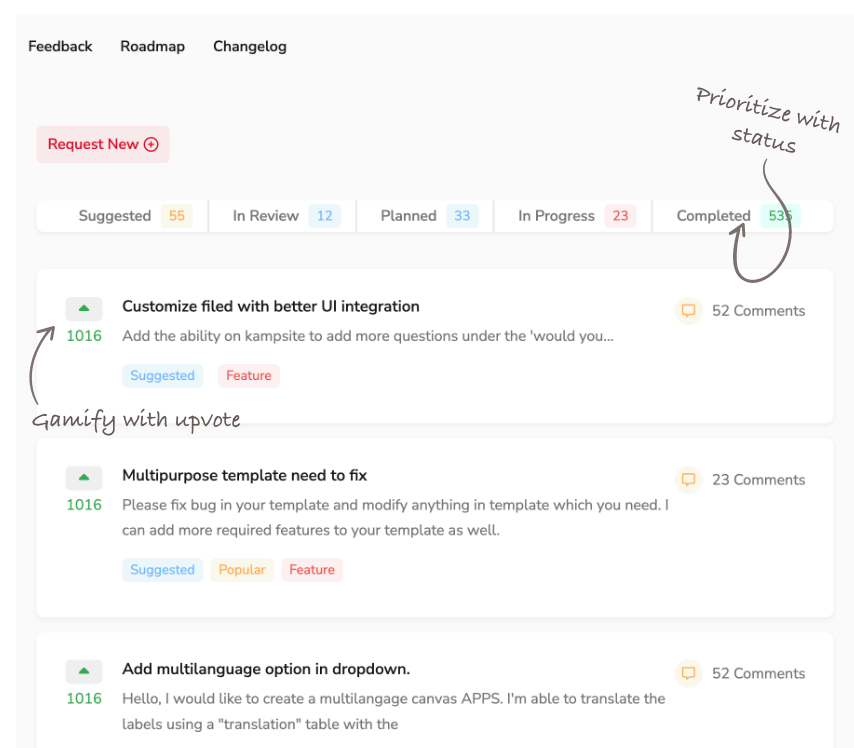 QuickFeature | Feature Request, Feedback Management Tool